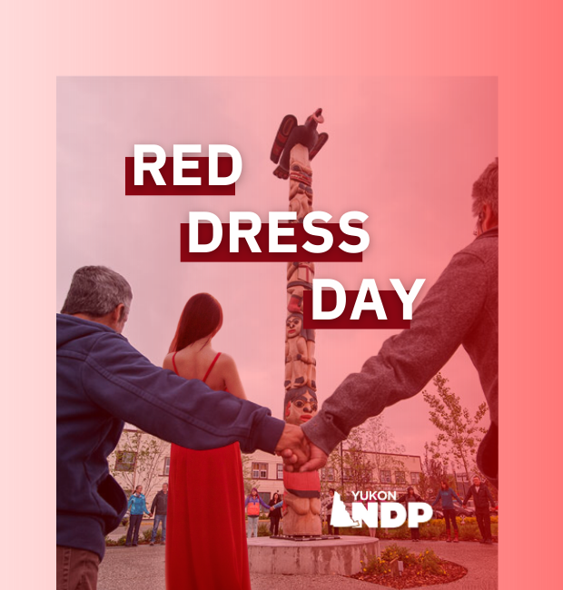 Yukon NDP statement on National MMIWG2S Awareness Day - Yukon NDP